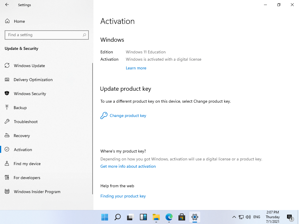 วิธี Activate Windows 11 ด้วย Product Key - KruPloy