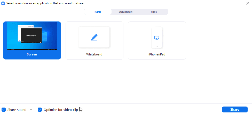 วิธีแชร์หน้าจอ zoom +แก้ไข share ไม่ได้ - KruPloy