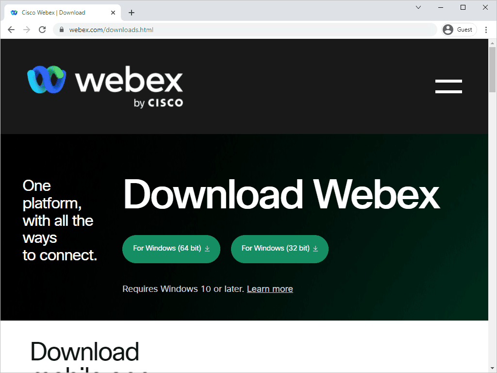 Download Webex ฟรี พร้อมวิธีติดตั้ง | KruPloy